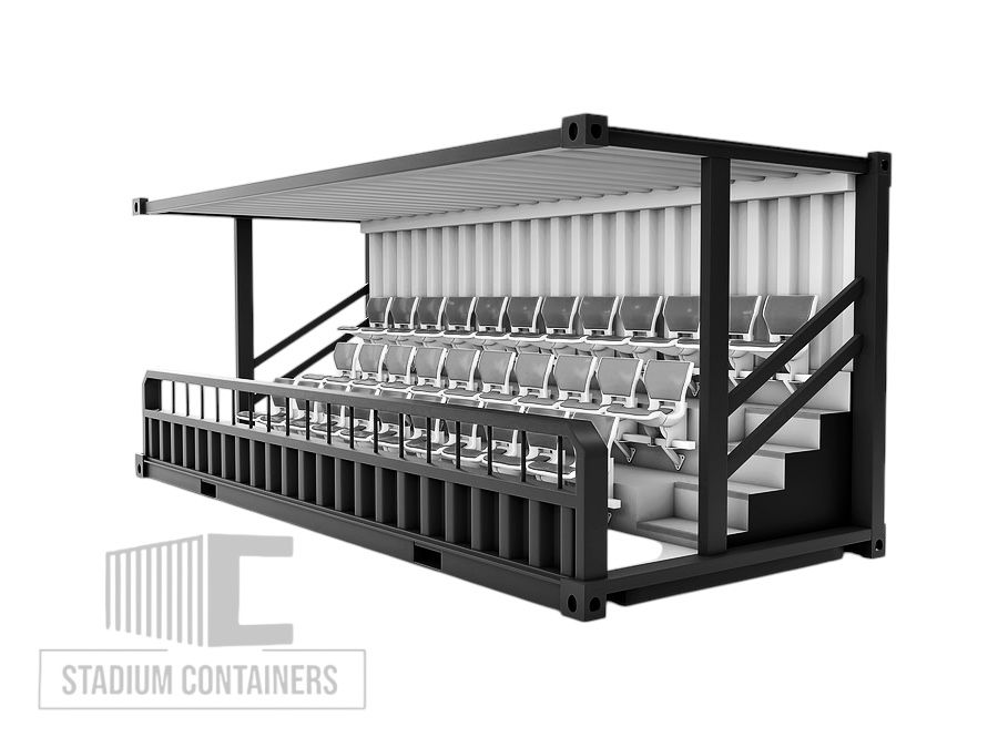 20ft Stadium Container – 30 Seats - Stadium Containers